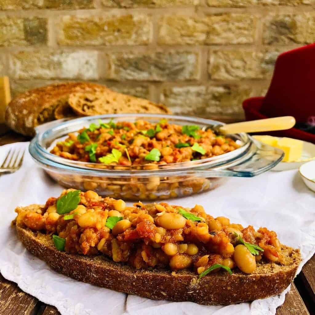 Smoky Beans On Toast - Kitchen and Other Stories