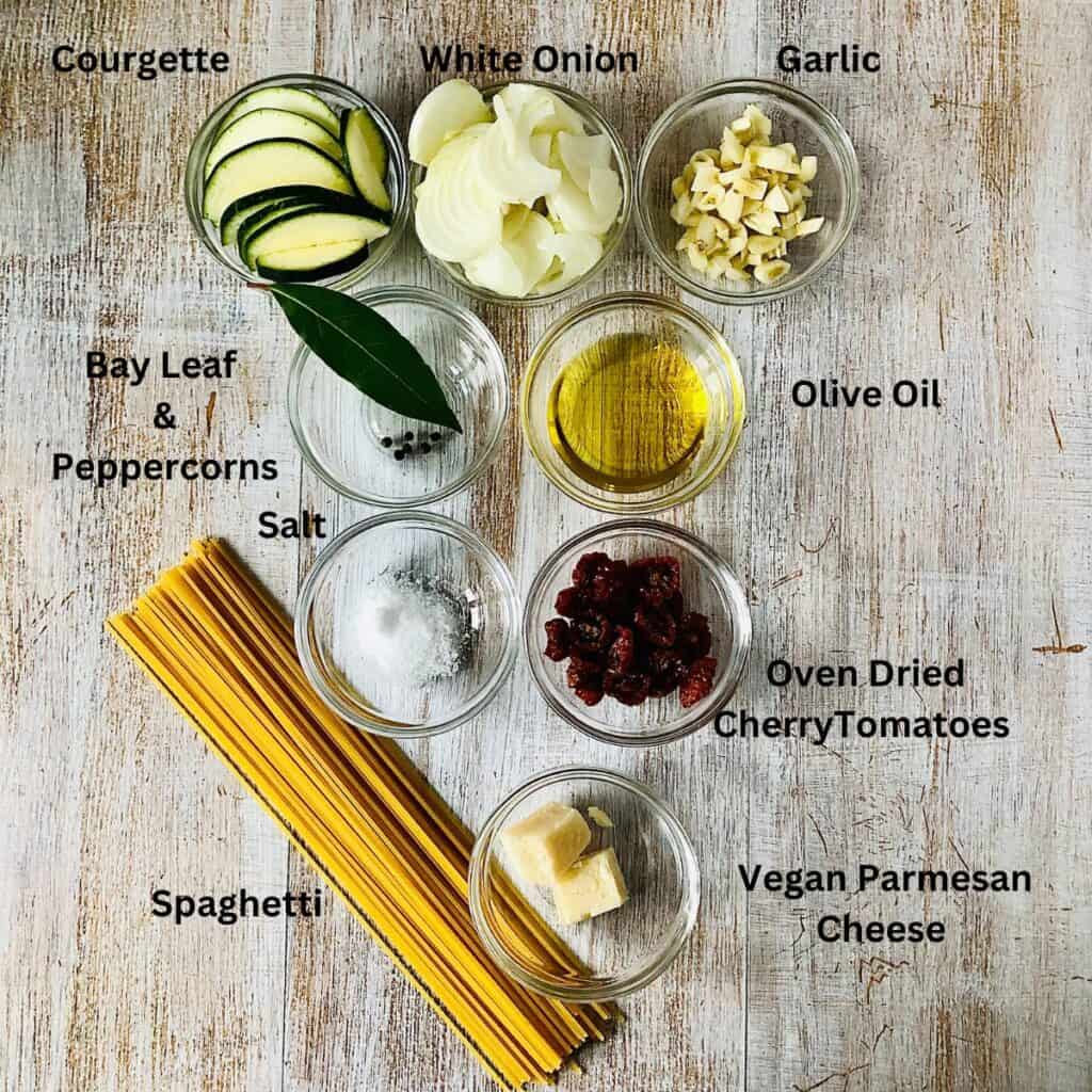 Courgette Pasta Sauce Recipe - Kitchen and Other Stories